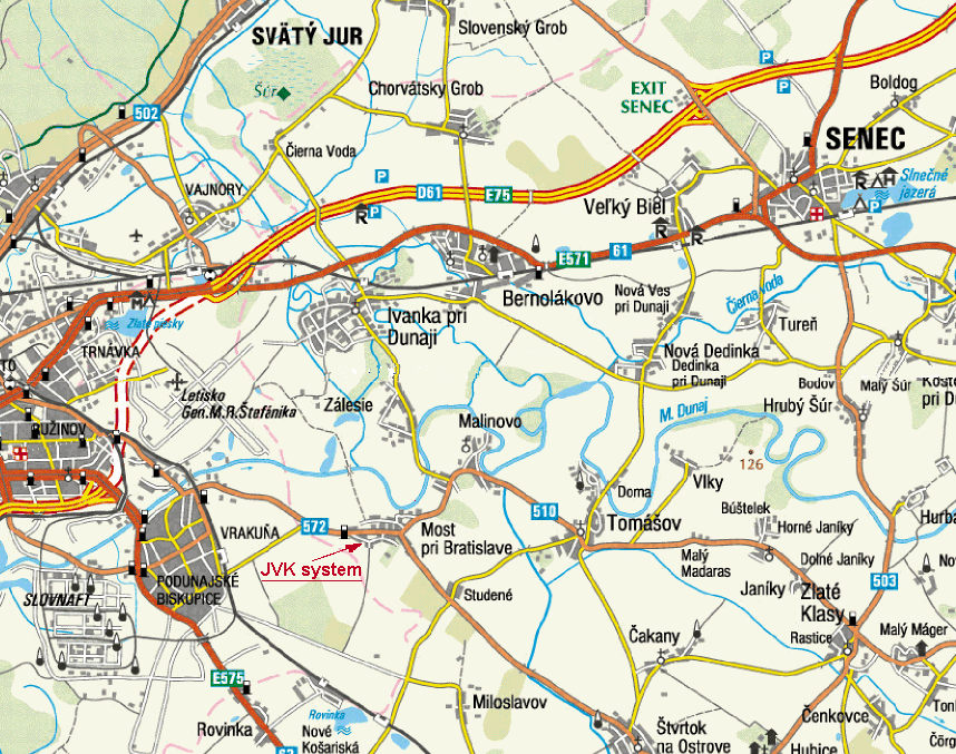 Mapa - ako nás nájdete | JVK - počítače pre Vás!